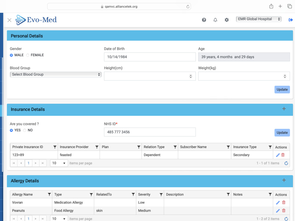 EHR (Electronic Hospital Record) System | Upwork