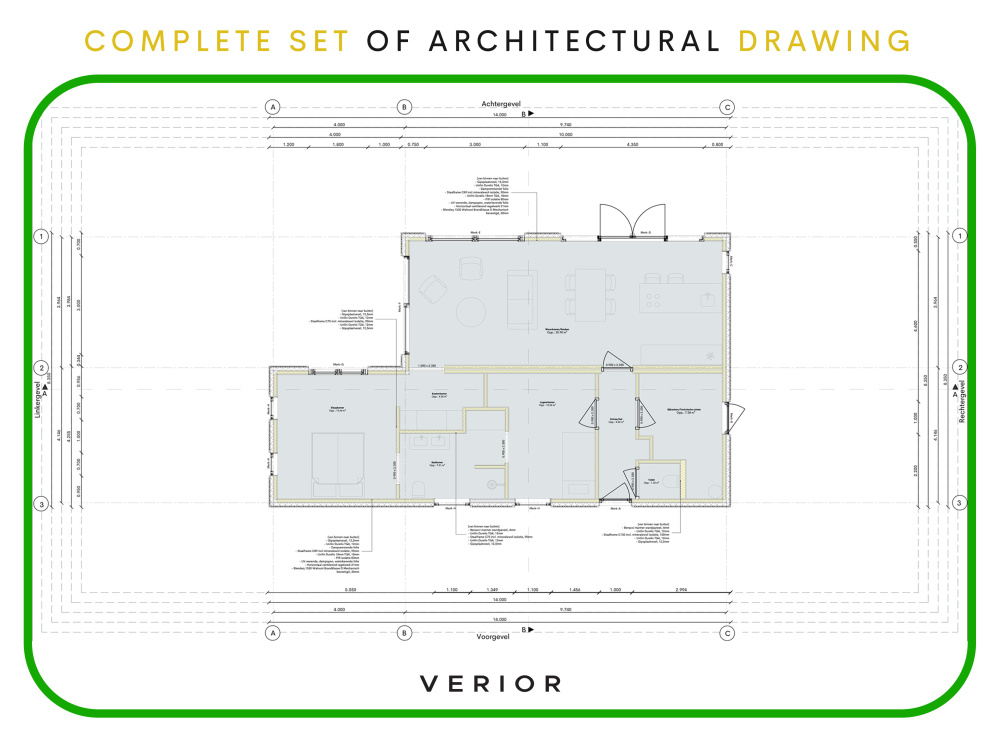 Complete set of architectural drawing | Upwork