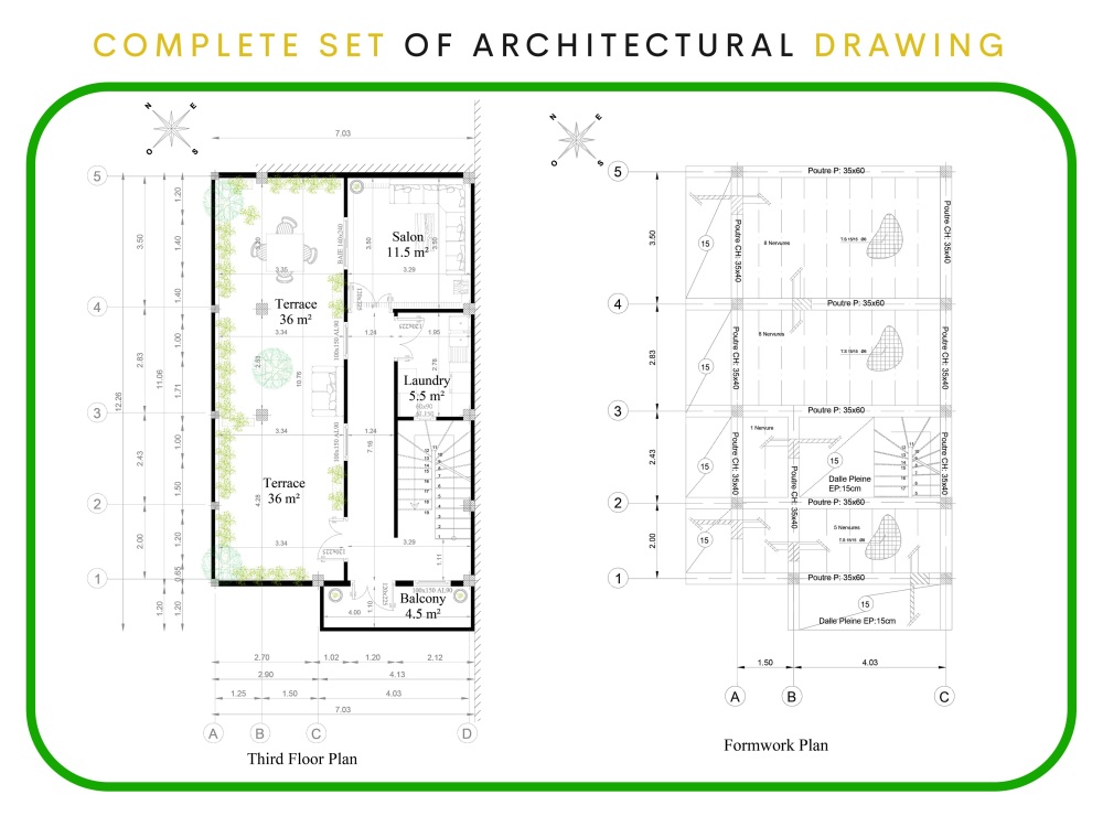 Complete set of architectural drawing | Upwork