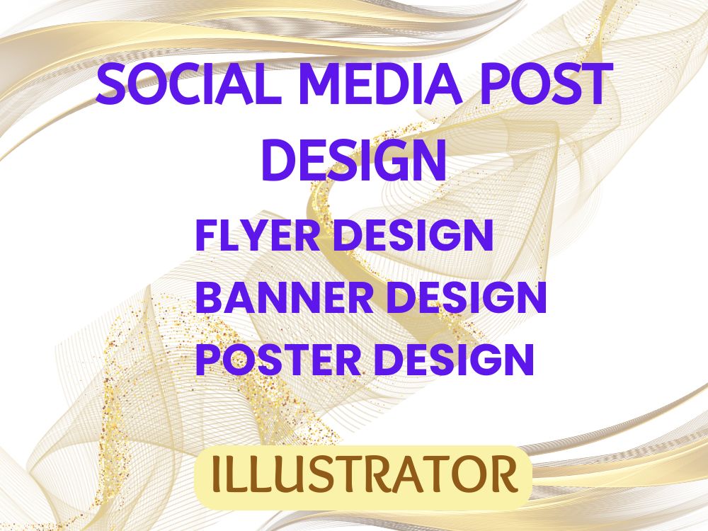 Unique social media post design for any platfrom and illustrator | Upwork