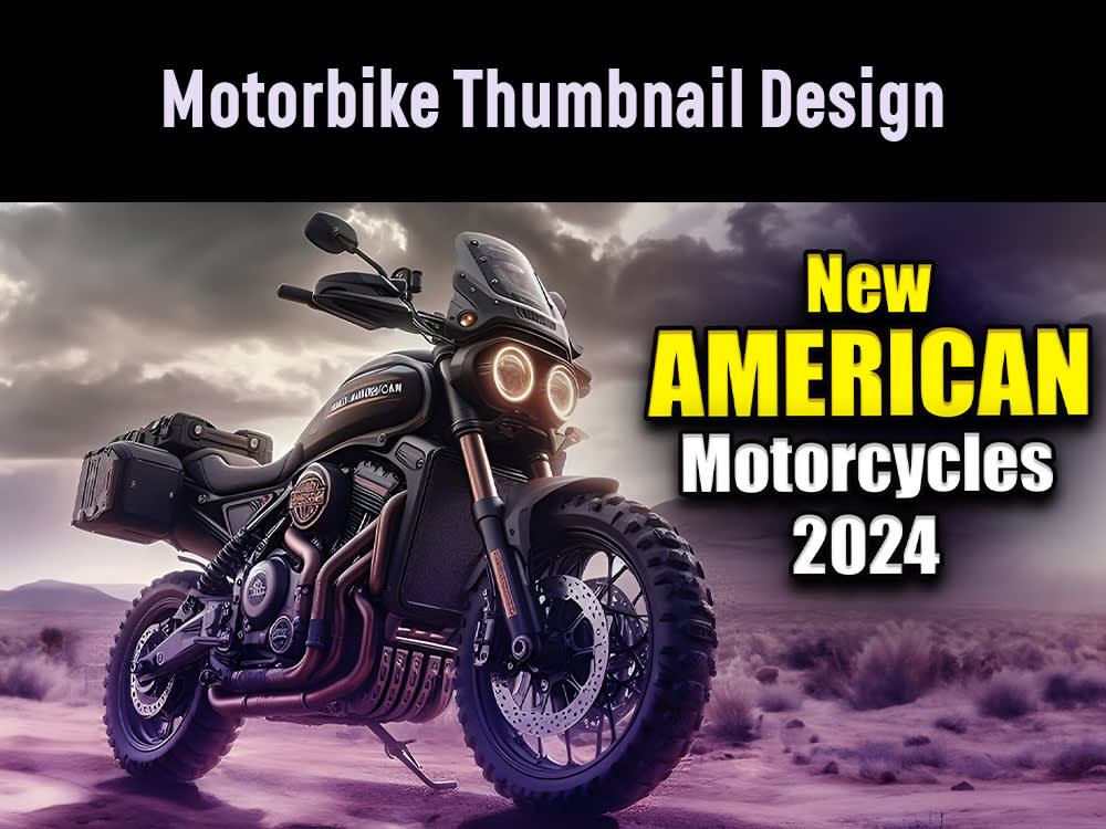 Motorbike thumbnail design | cover art thumbnail | thumbnail artist ...