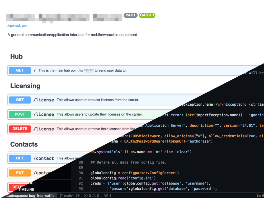 A REST based API with debugging options and logging. | Upwork