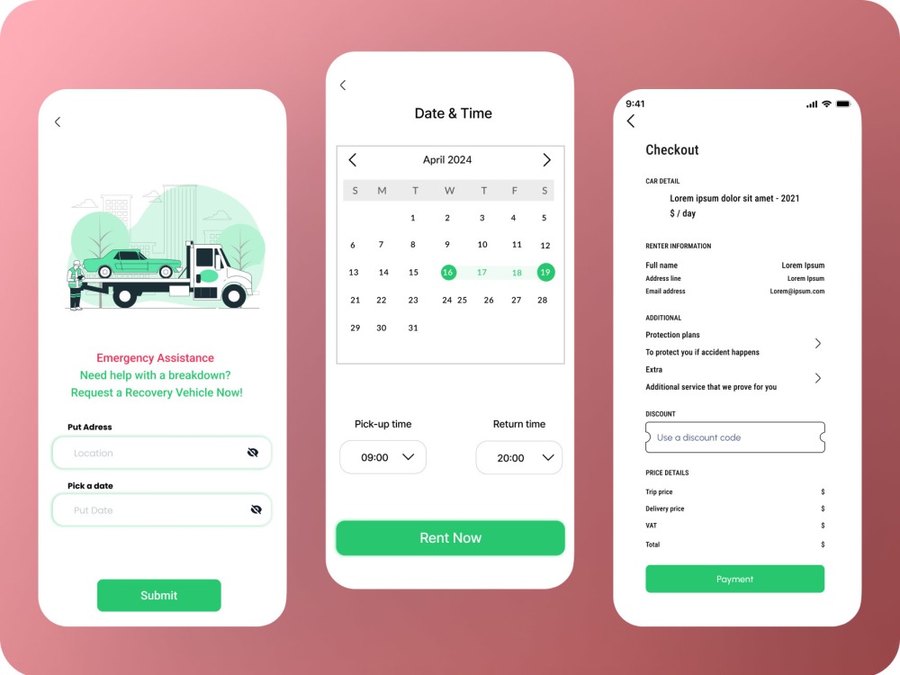 Figma responsive app and web Designs within 12 - 24 hours -2 or 3 ...