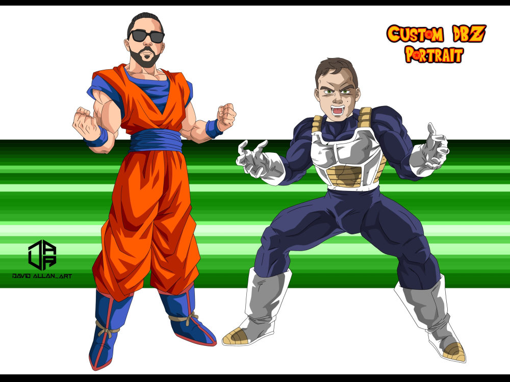 Custom Dragon Ball portrait or any anime you wish | Upwork