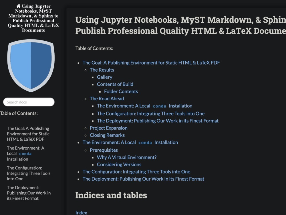 An in-depth and personable technical tutorial presented in Markdown ...