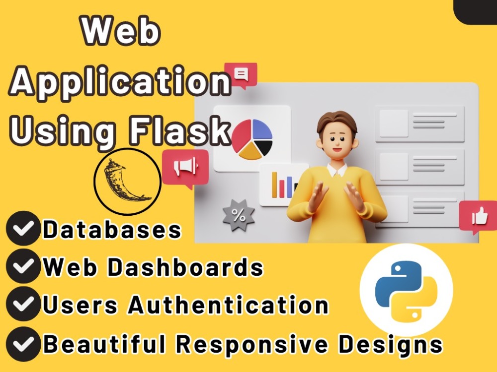 Dynamic And Responsive Web App Using Python Flask Upwork