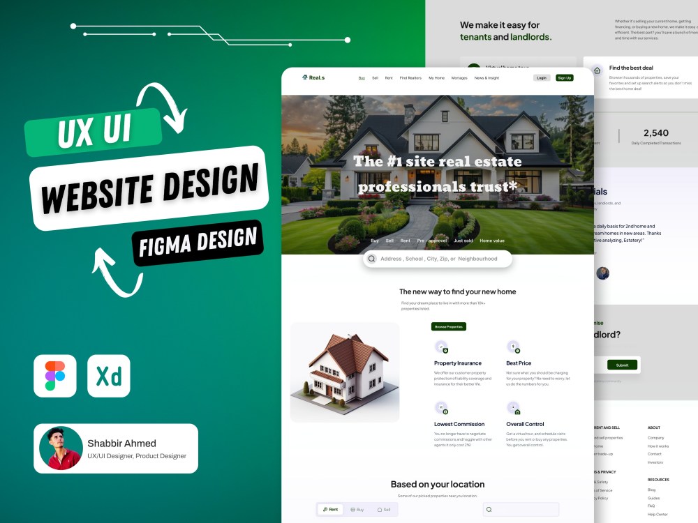 modern UX UI design and Creative website UX UI design in figma | Upwork