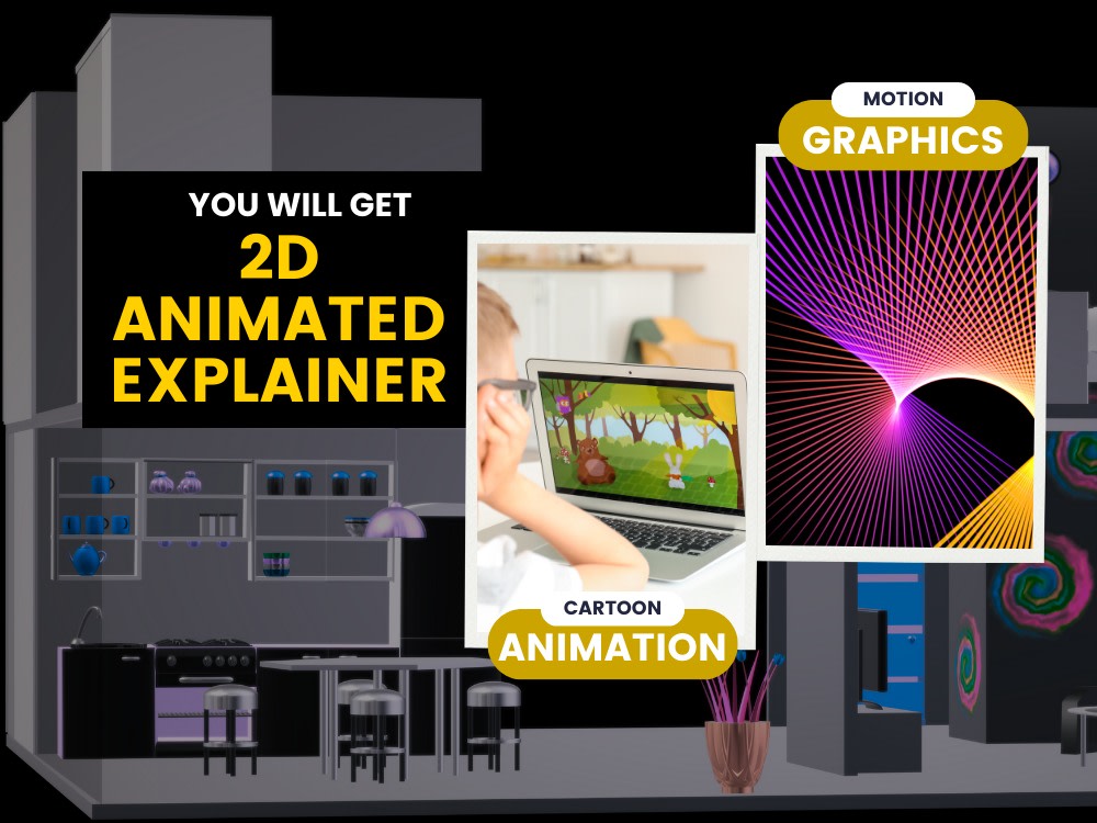 2D Animated Explainer| Motion Graphics | Cartoon Animation | Upwork