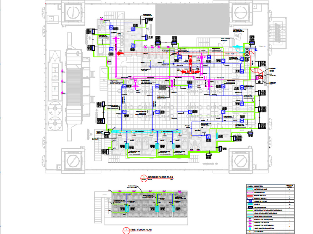2D Design of MEP System | Upwork
