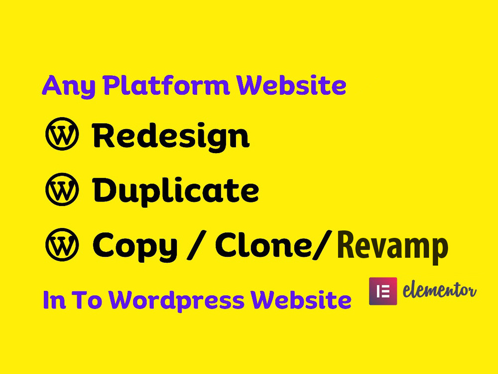 Design, redesign, update, edit, copy clone or revamp wordpress website | Upwork