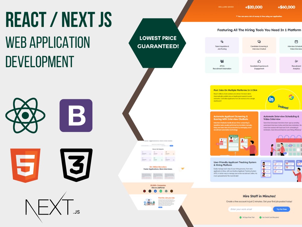 Customised Frontend App using React, Next.js, Tailwind CSS, MUI, Typescript | Upwork