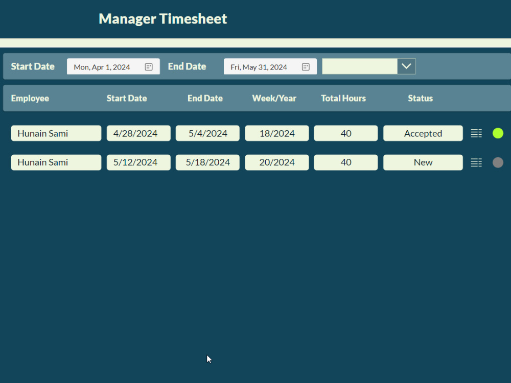 A timesheet powerapps to record daily hours | Upwork
