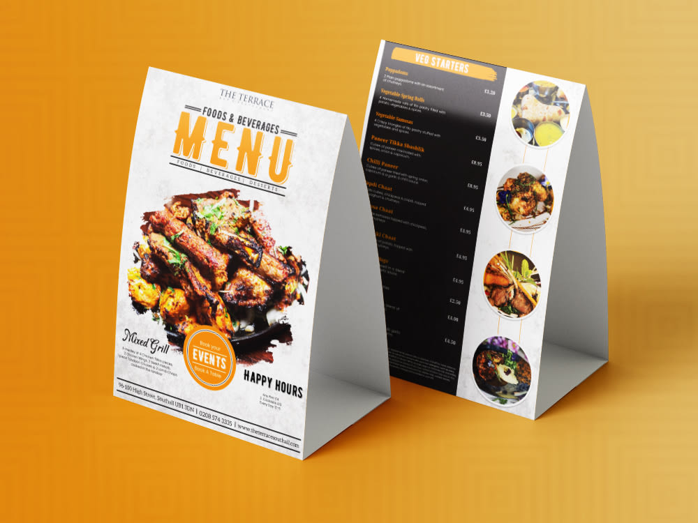 Amazing Menu card design for your food court or Resturant | Upwork