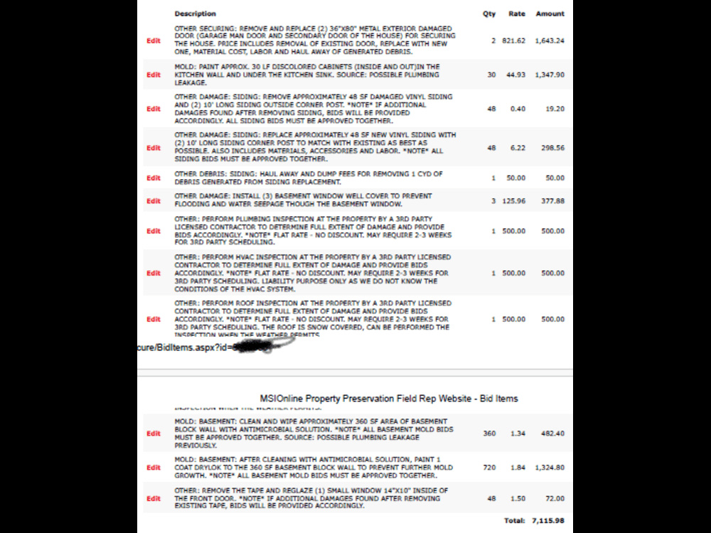 A property preservation & maintenance estimator | Upwork
