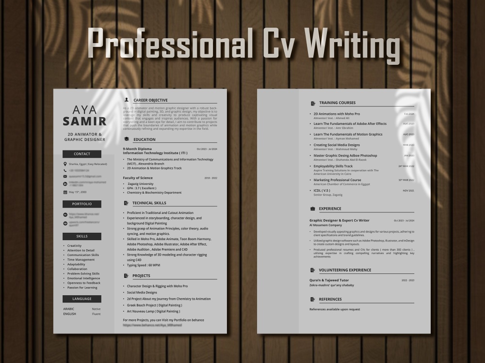 ATS Compliant Professional CV | Upwork