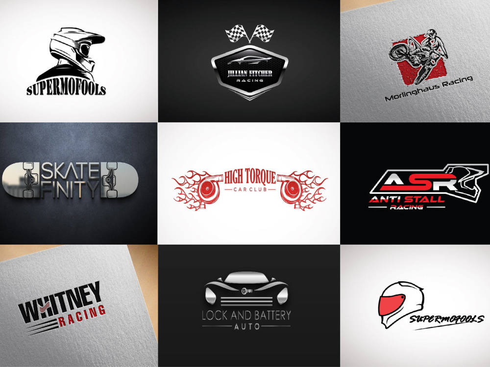 Motorsports car racing team and detailing logo | Upwork