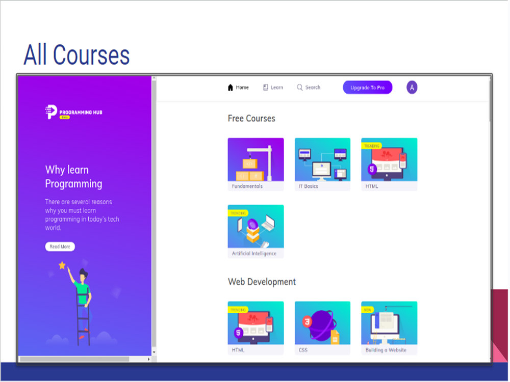 AI-Powered Online Learning Platform for Programming and Skill Development | Upwork