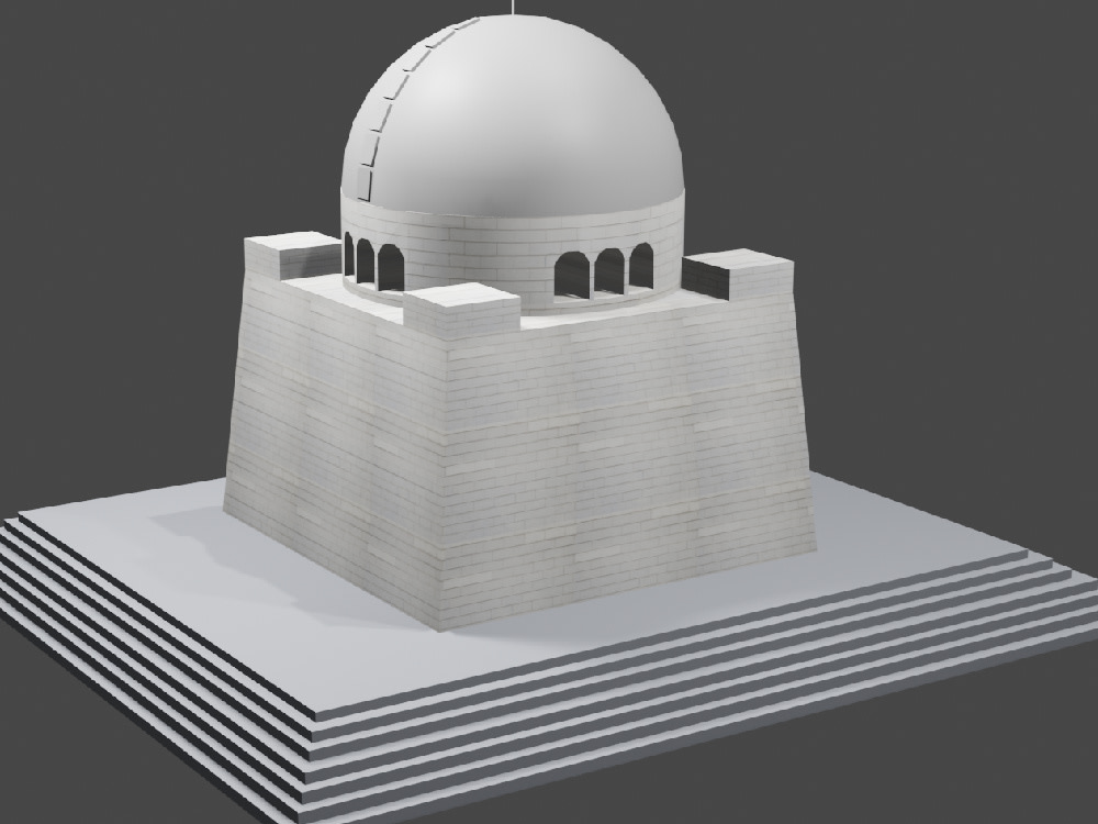 A 3d low poly model of game props, products, environments, buildings ...