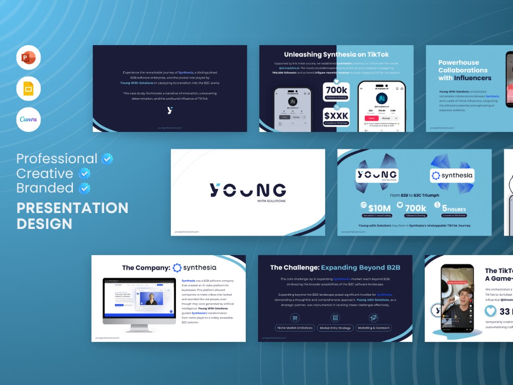 A Custom Branded PowerPoint and Google Slides Presentation Template ...
