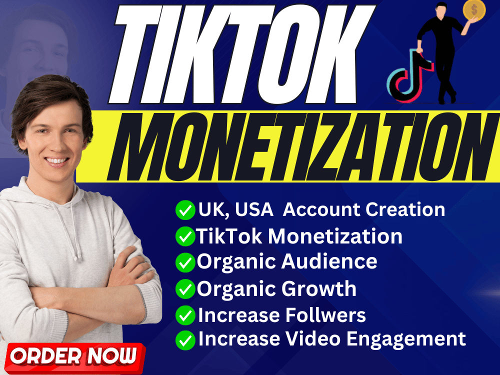 USA,UK Monetization Account and Promote For Tiktok Monetization ...