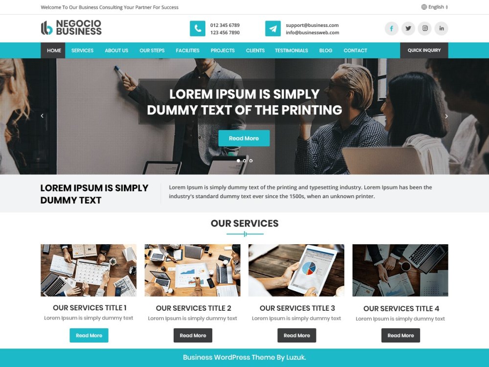 Business responsive wordpress website using Elementor | Upwork