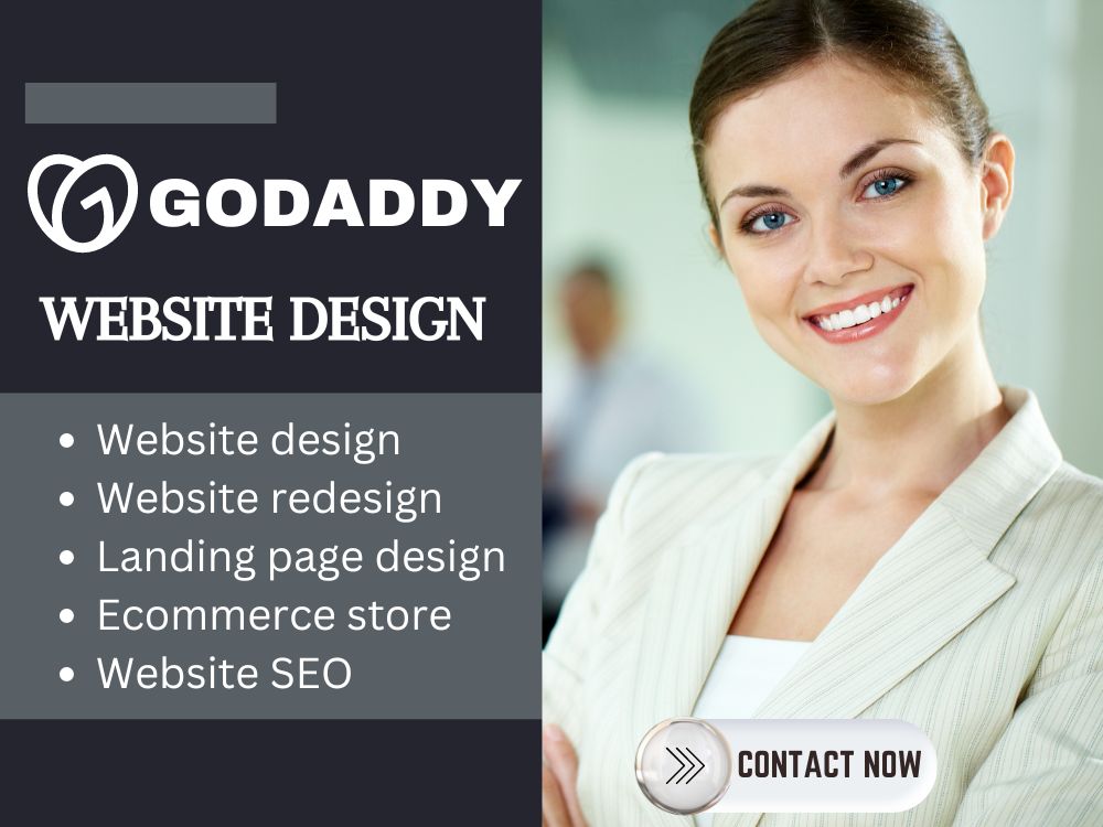 Professional Godaddy Website Design or Redesign, Landing Page Design ...
