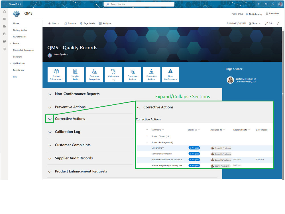 Quality Management System (QMS) built on SharePoint & Power Platform | Upwork