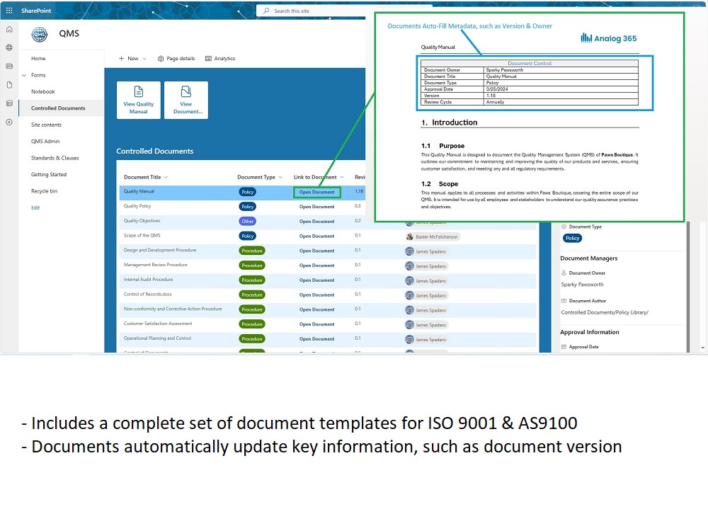 Quality Management System (QMS) built on SharePoint & Power Platform | Upwork