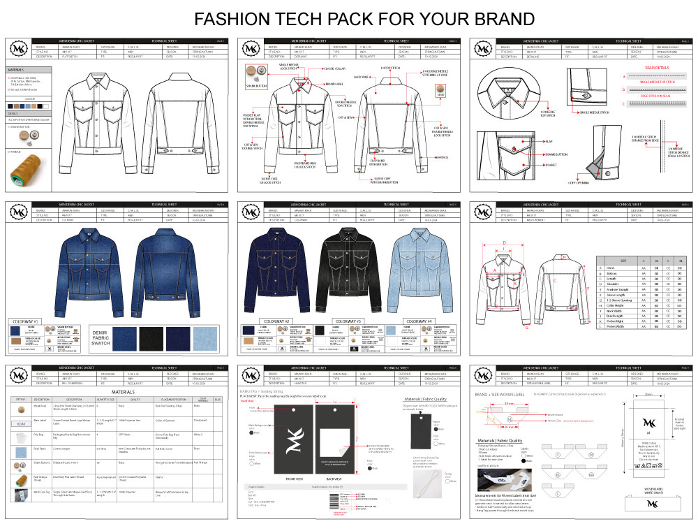 A clothing tech pack for sustainable manufacturing | Upwork