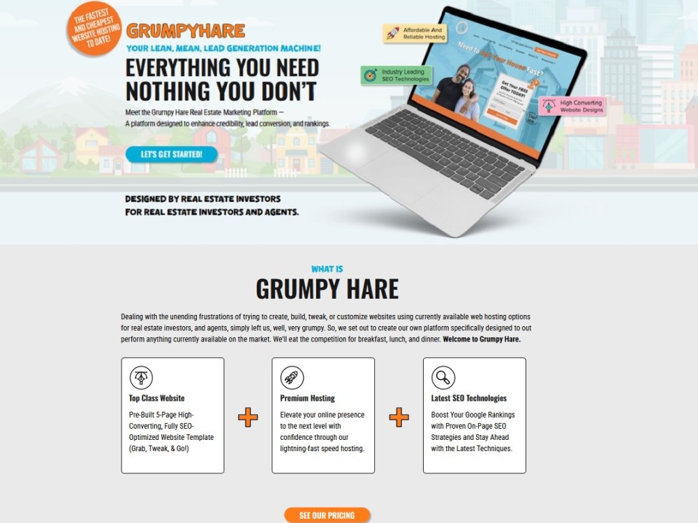 Grumpy Hare Website Redesign With On Site & Off Site SEO | Upwork