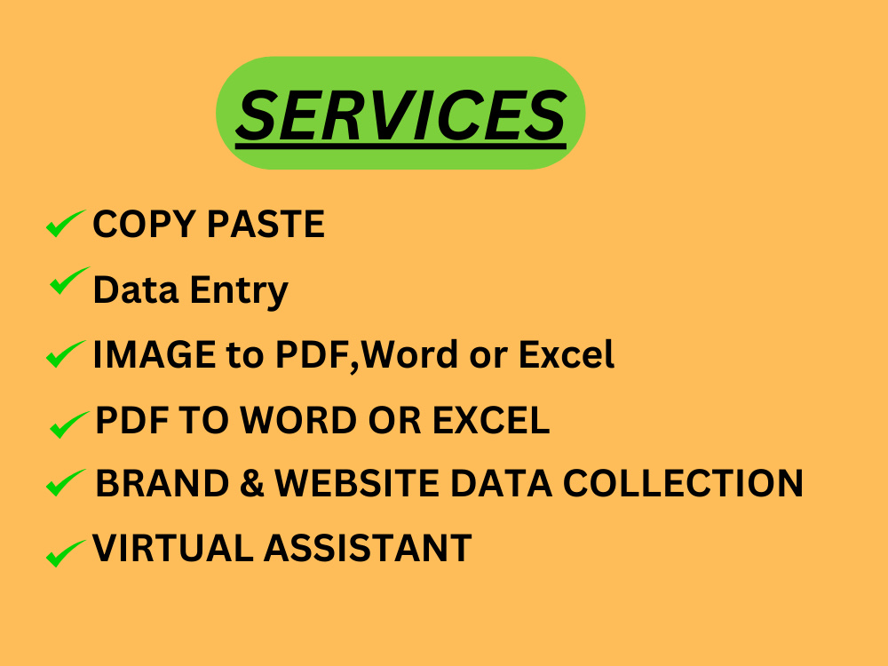 Data Entry Specialist | Copy Paste | PDF to Excel/Google Sheets | Upwork