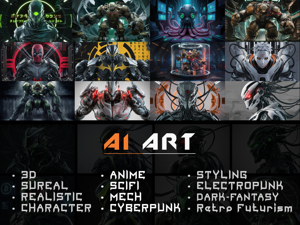 Eye-catching AI Digital Art with prompts | Character | Sci-Fi | 3D art ...