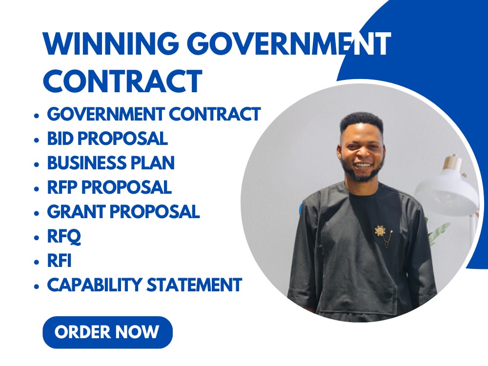 Rfp, rfq,government contract and write winning bid proposal grant ...