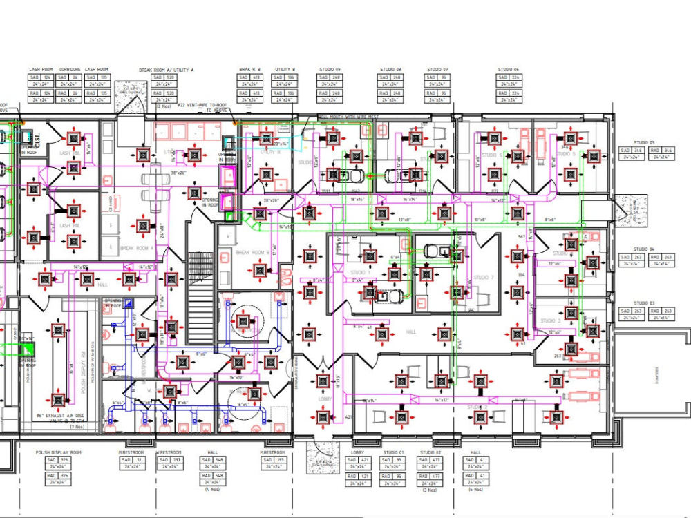 MEP Drawings Set for Permit, Electrical, Plumbing & HVAC | Upwork
