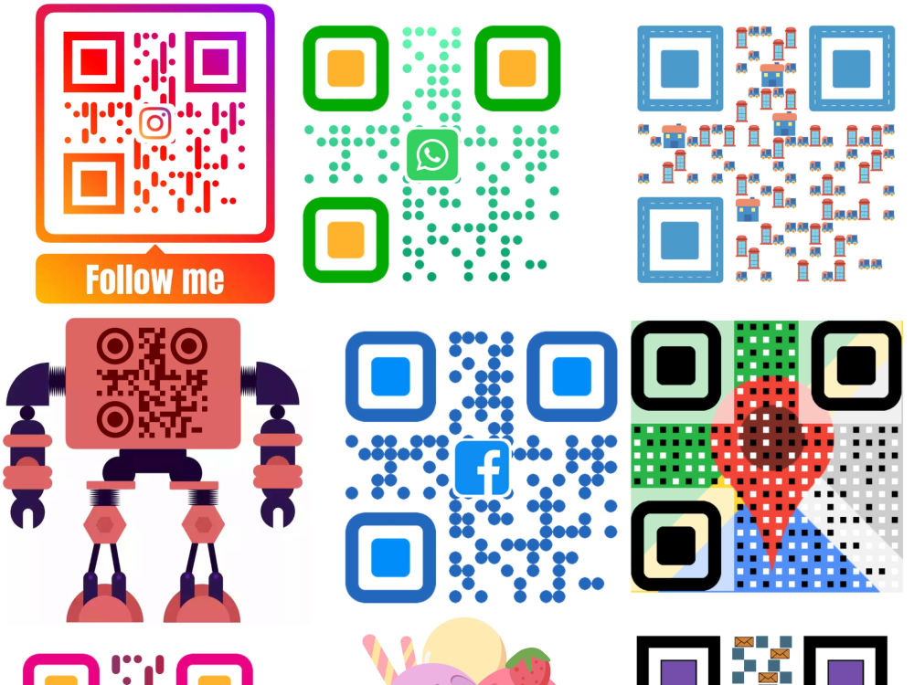 A custom qr code design with your logo in 10 min | Upwork