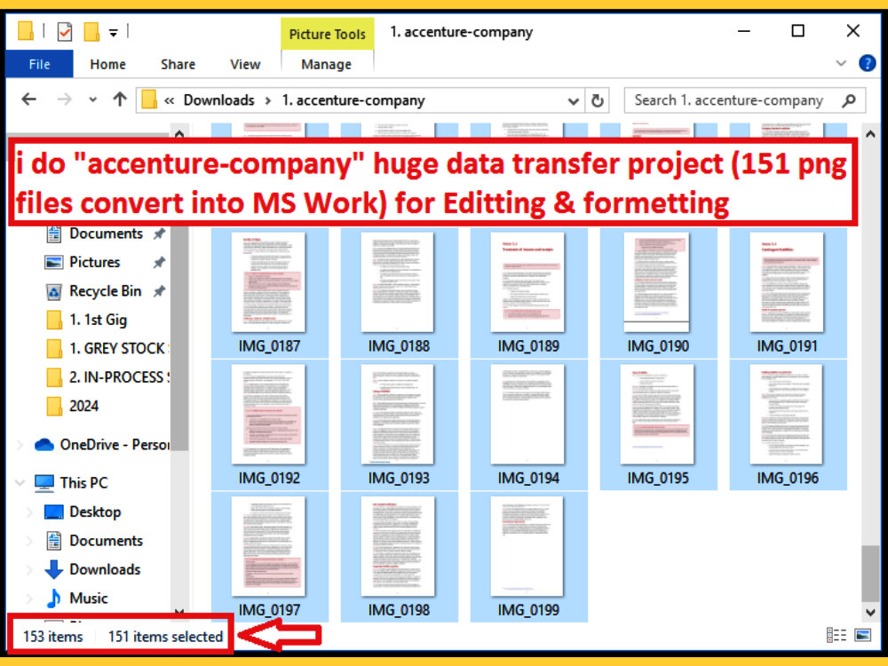 PDF/Image/Screenshot non-editable file converted in Word/Excel within 24 hr | Upwork