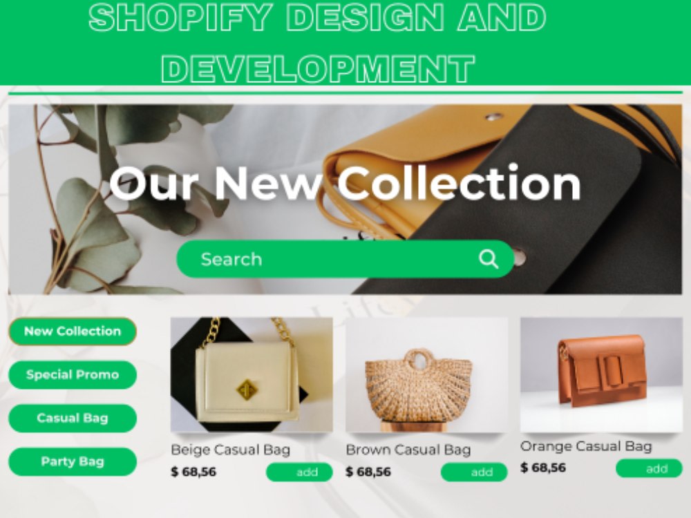 Shopify Store Design And Development Upwork