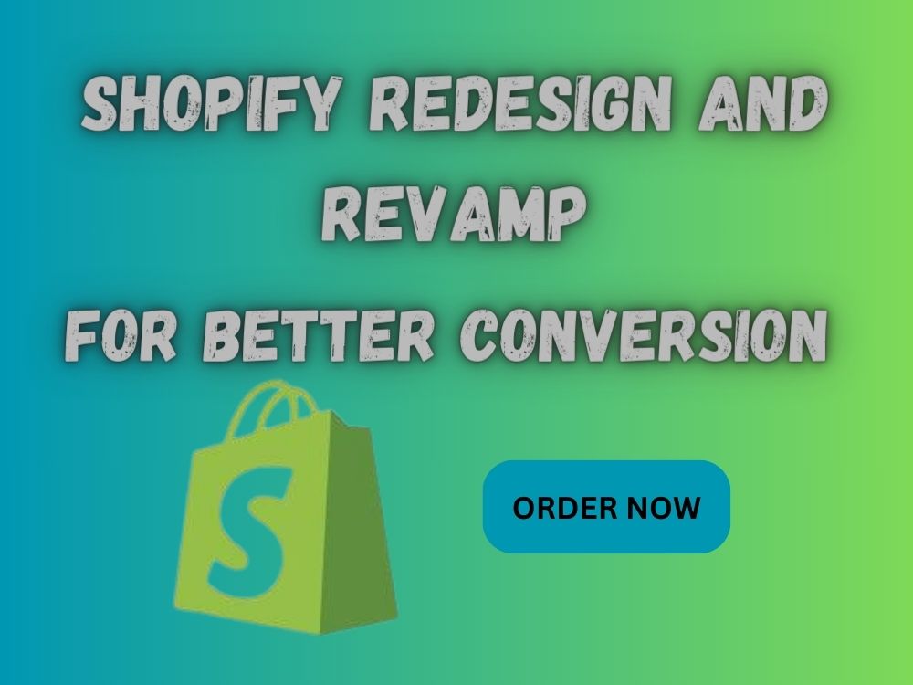 Ecommerce store redesign, High converting Shopify store full revamp ...