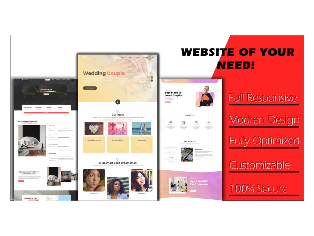 A responsive and modren website | Upwork