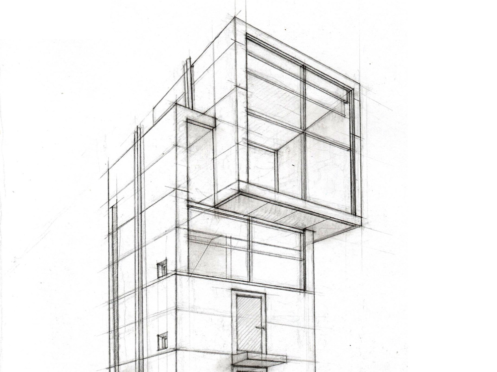 A perspective sketch of your architectural projects | Upwork