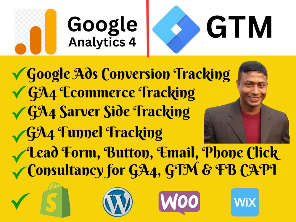 Expert GA4 & Google Ads Conversion Tracking Setup via GTM for Accuracy | Upwork