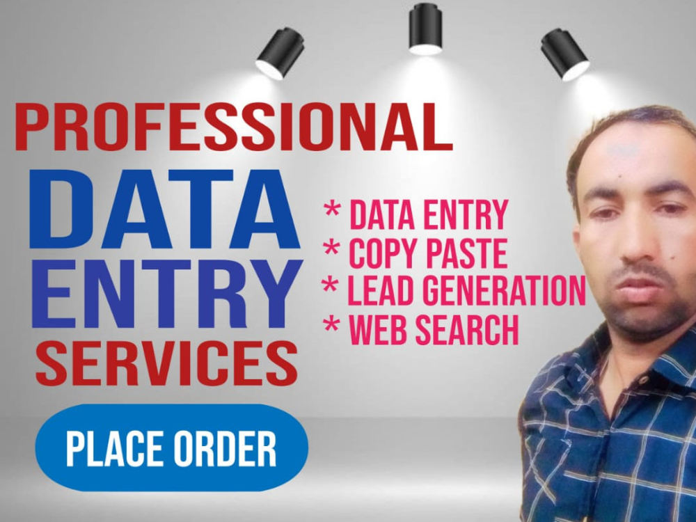 A data entry operator for your work | Upwork