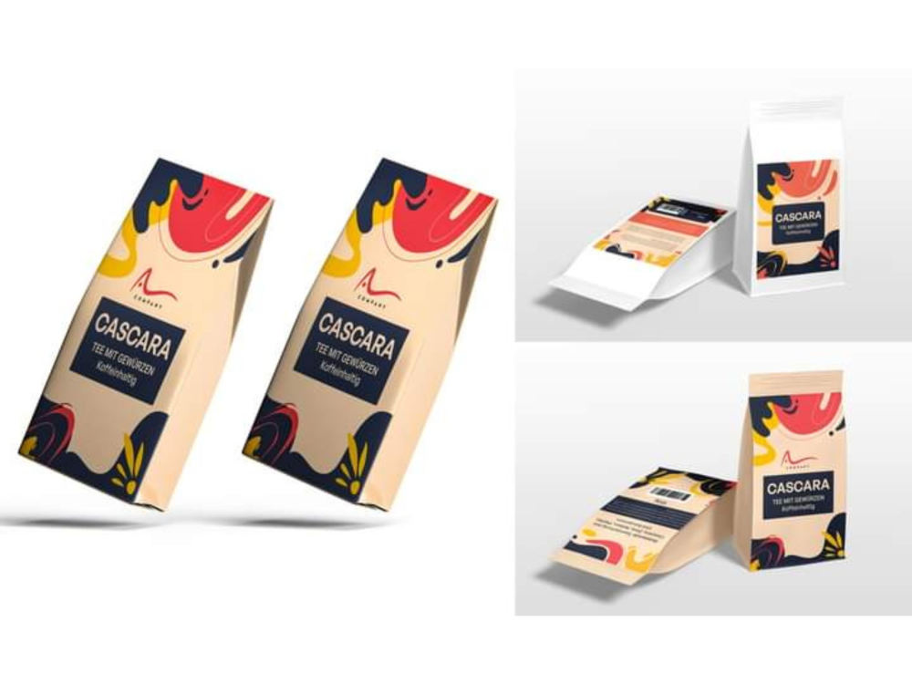 Product box packaging design with label and logo | Upwork