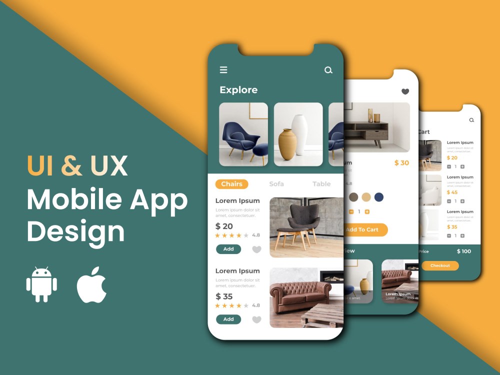 An Professional Mobile App design (ui/ux) for your project | Upwork