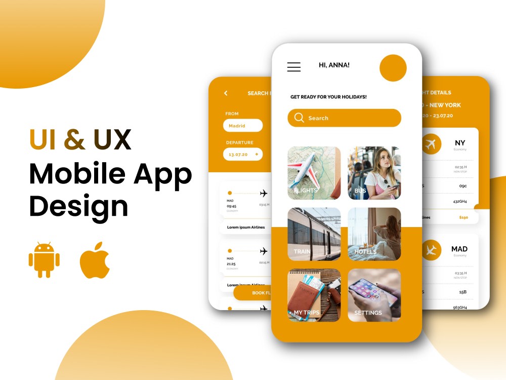 An Professional Mobile App design (ui/ux) for your project | Upwork