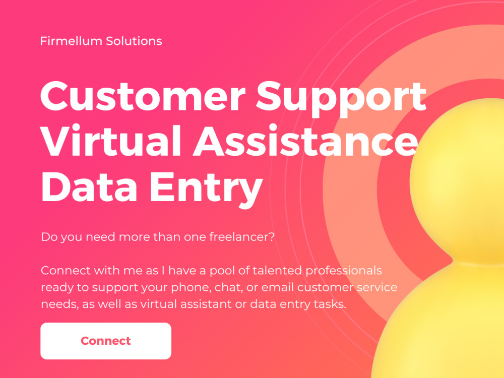 Top notch customer service + VA + data entry | Upwork
