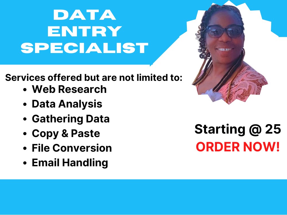 A professional data entry specialist | Upwork