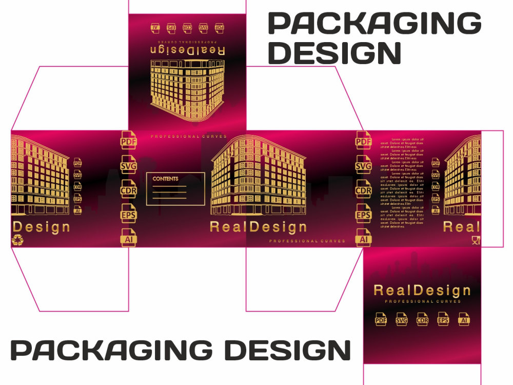 Receive a unique, modern packaging and label design for your product ...