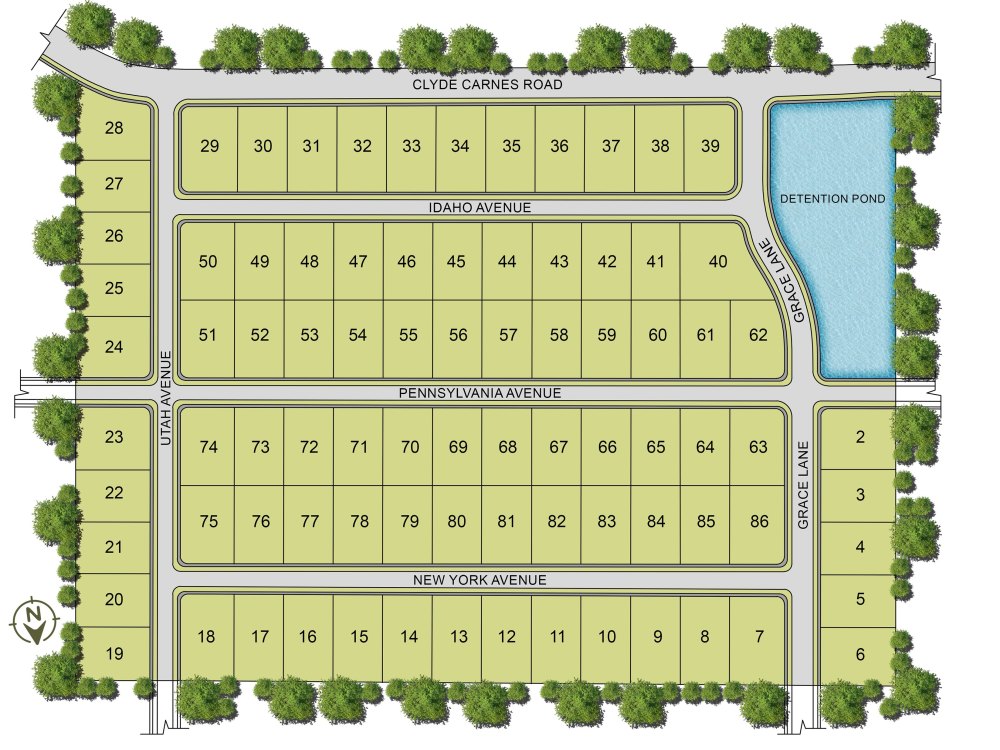 Rendering of Plat Map, Subdivision Design, RV Park & landscape ...