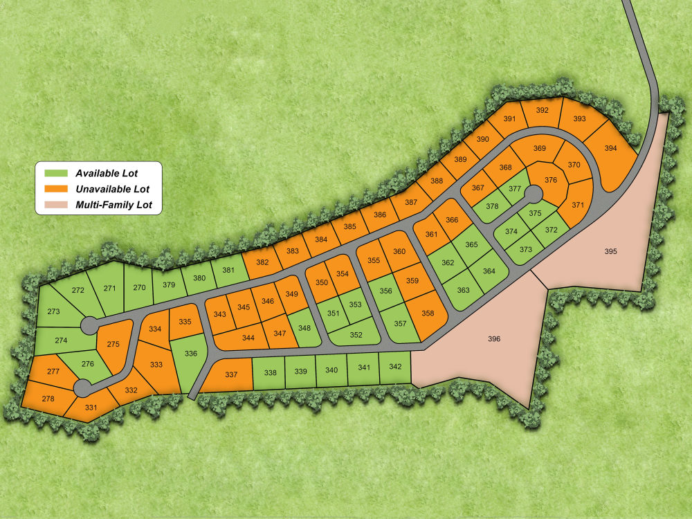 Rendering of Plat Map, Subdivision Design, RV Park & landscape ...
